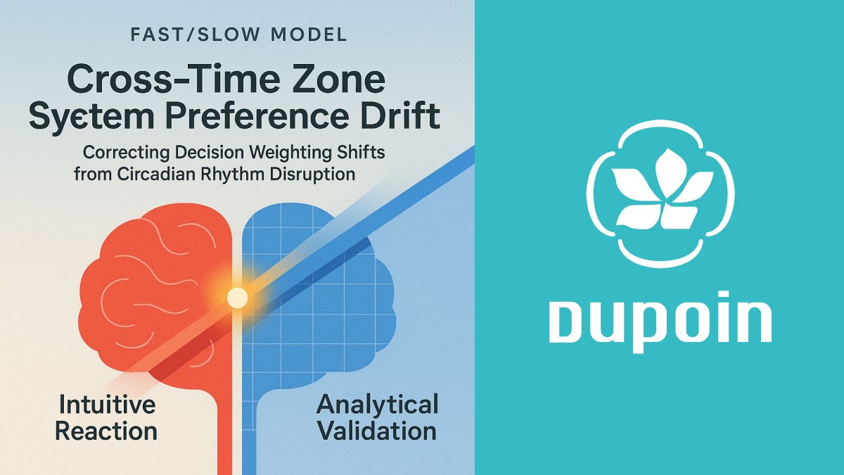 Cross-Time Zone System Preference Drift: Correcting Decision Weighting ...