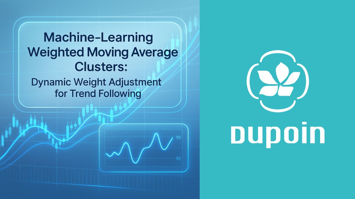 Machine-Learning Weighted Moving Averages for Trend Following