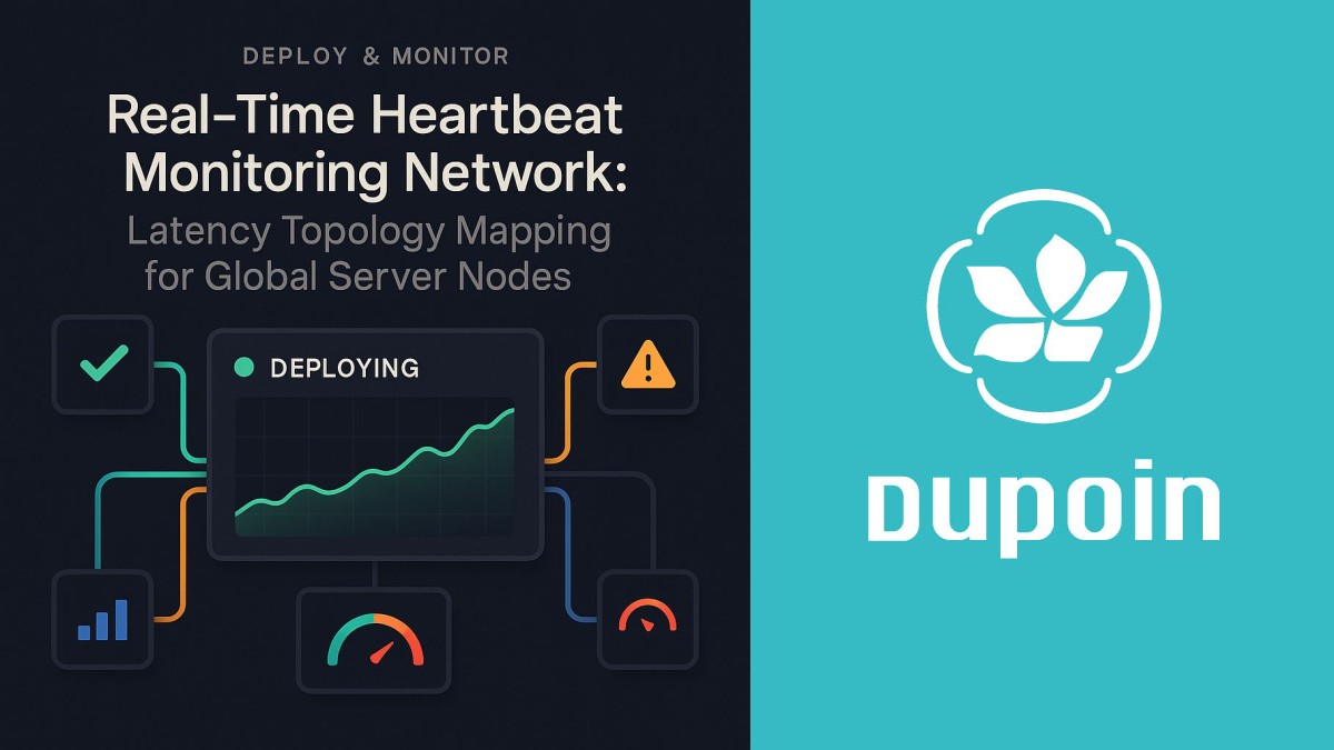 Real-Time Heartbeat Monitoring Network: Latency Topology Mapping for Global Server Nodes