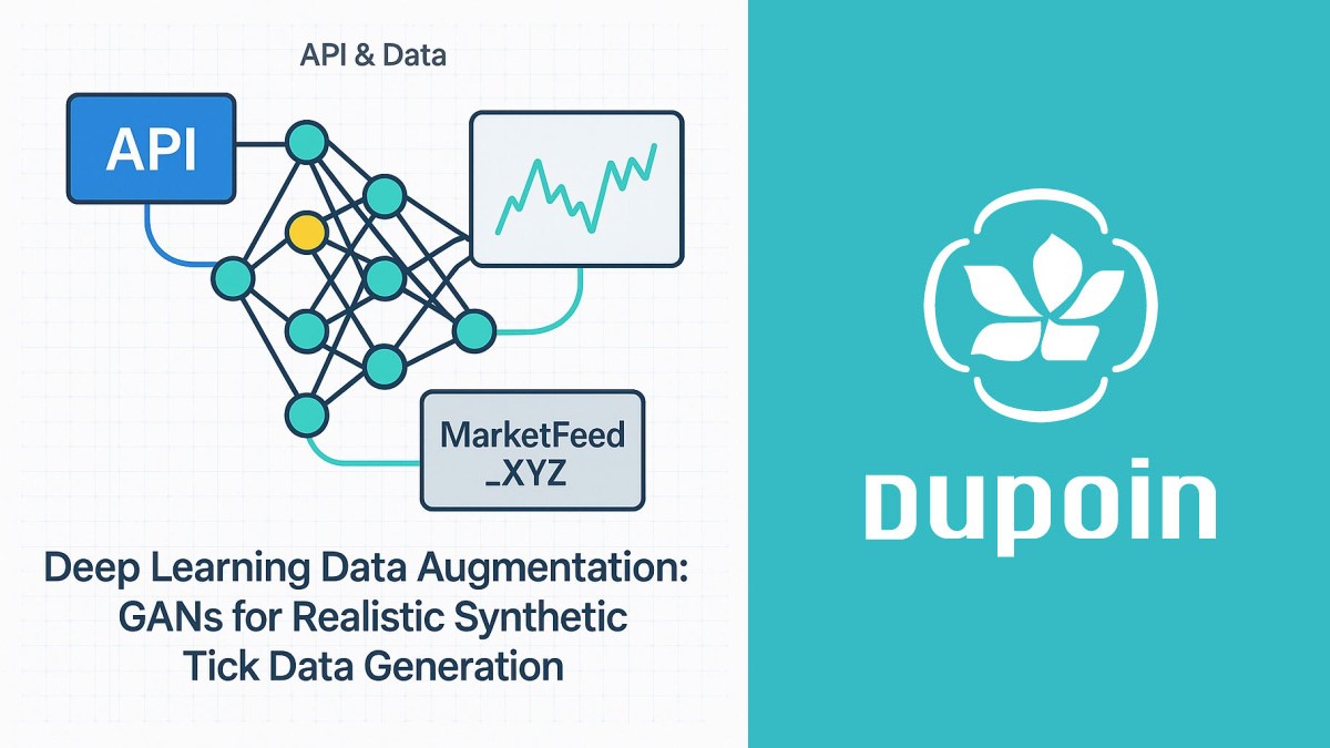 Deep Learning Data Augmentation: GANs for Realistic Synthetic Tick Data Generation